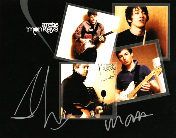 Autographed Arctic Monkeys Band 8x10 Photo - Memorabilia For Less