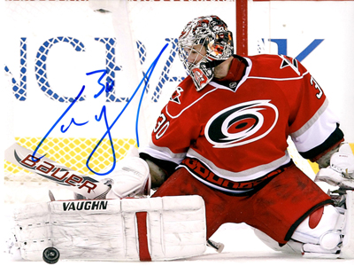Carolina Hurricanes Cam Ward Signed 8x10 Photo - Memorabilia For Less