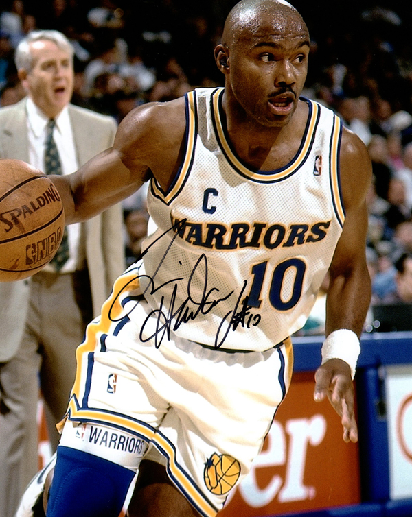 Golden State Warriors Tim Hardaway Signed 8x10 Photo - Memorabilia For Less