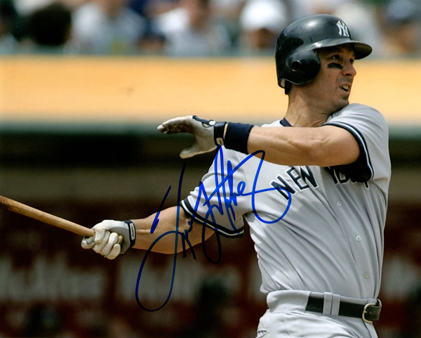 New York Yankees Tino Martinez Signed 8x10 Photo - Memorabilia For Less