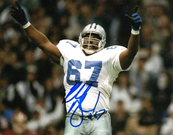 Russell Maryland Signed 8x10 Photo Dallas Cowboys - Memorabilia For Less