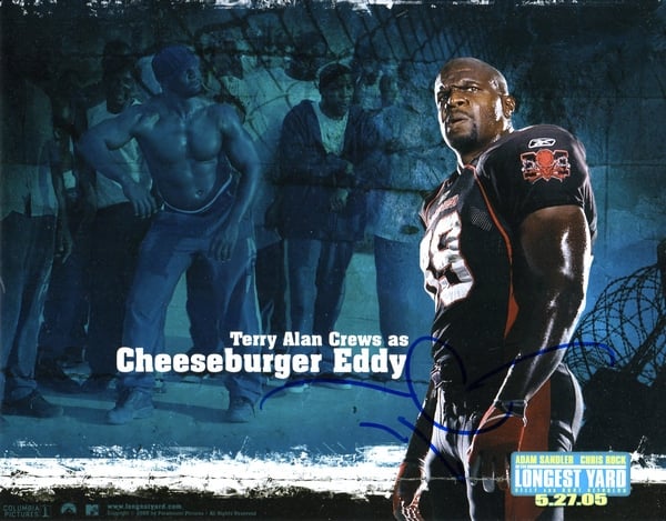 Terry Crews Signed 8x10 Photo The Longest Yard Cheeseburger Eddy ...