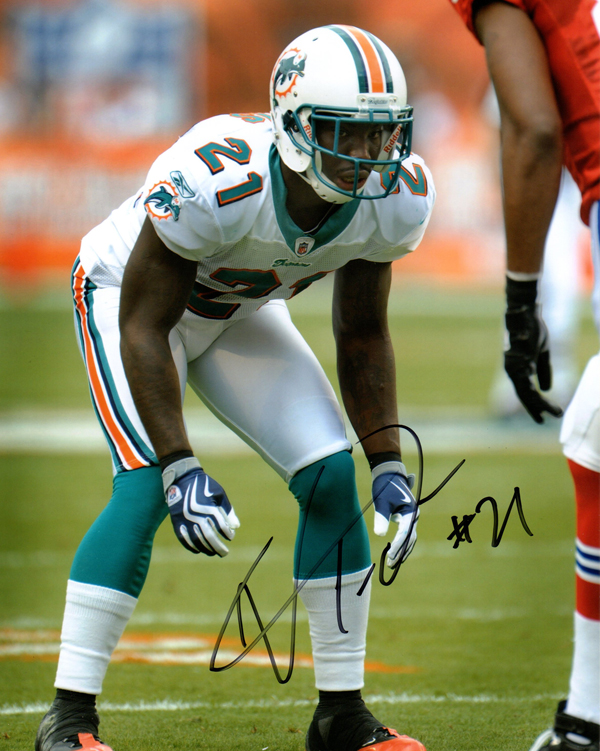 Miami Dolphins Vontae Davis Signed 8x10 Photo - Memorabilia For Less