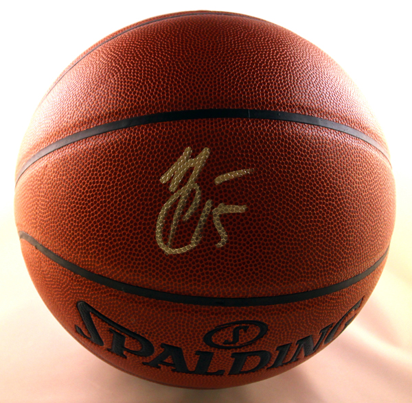 Miami Heat Mario Chalmers Signed Basketball - Memorabilia For Less