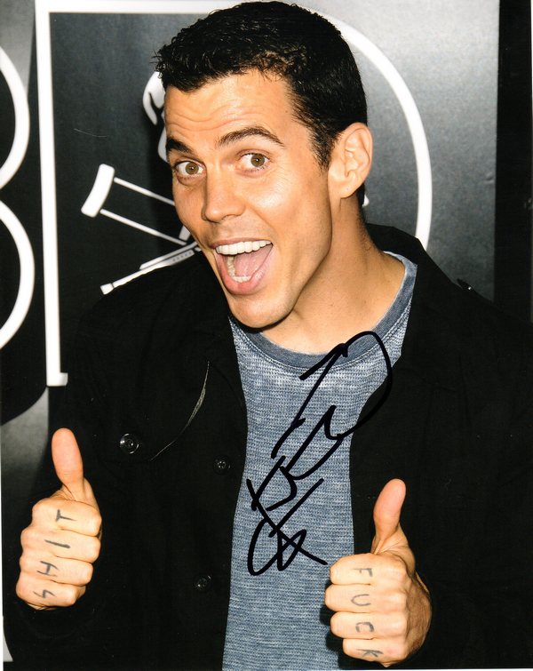 Signed Jackass Comedian Steve-O 8x10 Photo - Memorabilia For Less