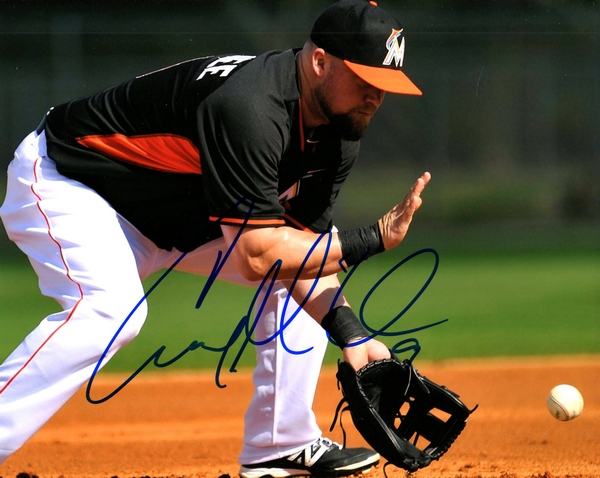 Miami Marlins Casey McGehee Autographed 8x10 Photo - Memorabilia For Less