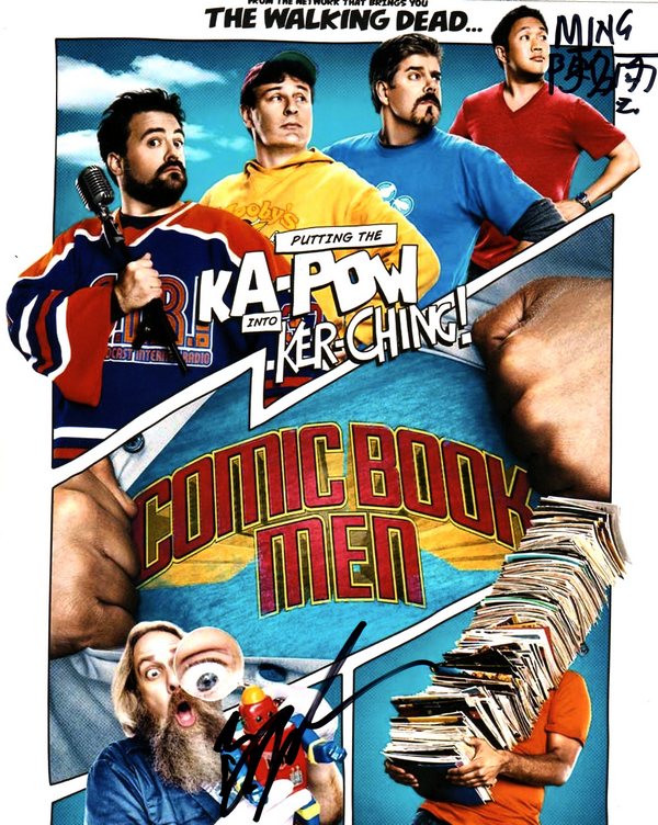 Comic Book Men Actors Bryan Johnson & Ming Chen Signed 8x10 Photo ...