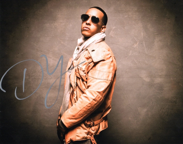 Singer Daddy Yankee Autographed 8x10 Photo - Memorabilia For Less