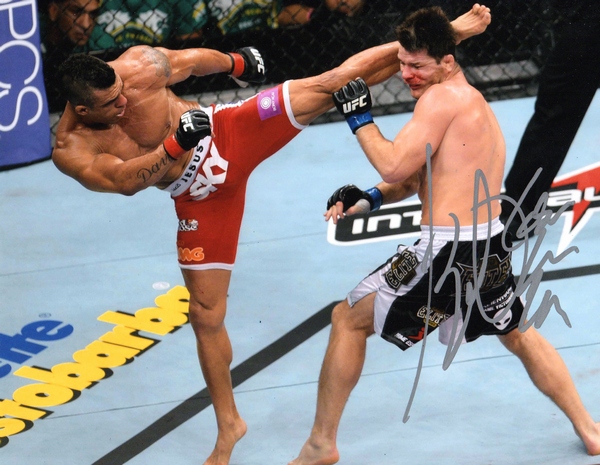 MMA Fighter Vitor Belfort UFC Signed 8x10 Photo - Memorabilia For Less