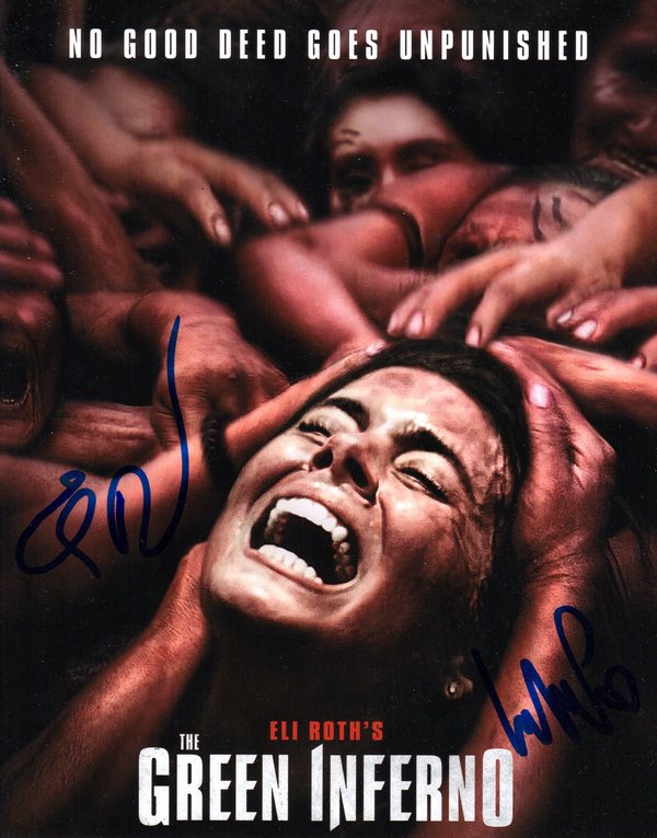The Green Inferno Lorenza Izzo Eli Roth Signed 8x10 Photo - Memorabilia ...