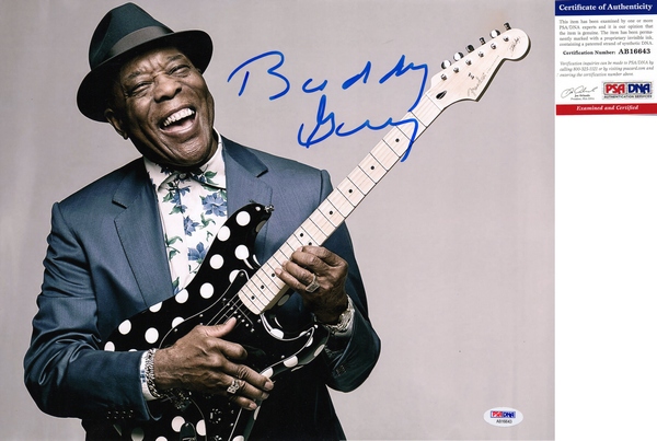 Buddy Guy Signed 11x14 Photo Blues Legen Guitarist PSA/DNA ...