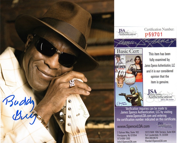 Buddy Guy Signed 11x14 Photo Rock n Roll HOF Blues Legend JSA ...