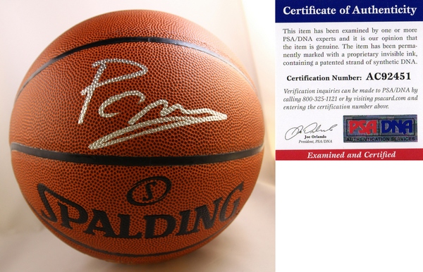 Kristaps Porzingis New York Knicks Signed Basketball PSA/DNA ...