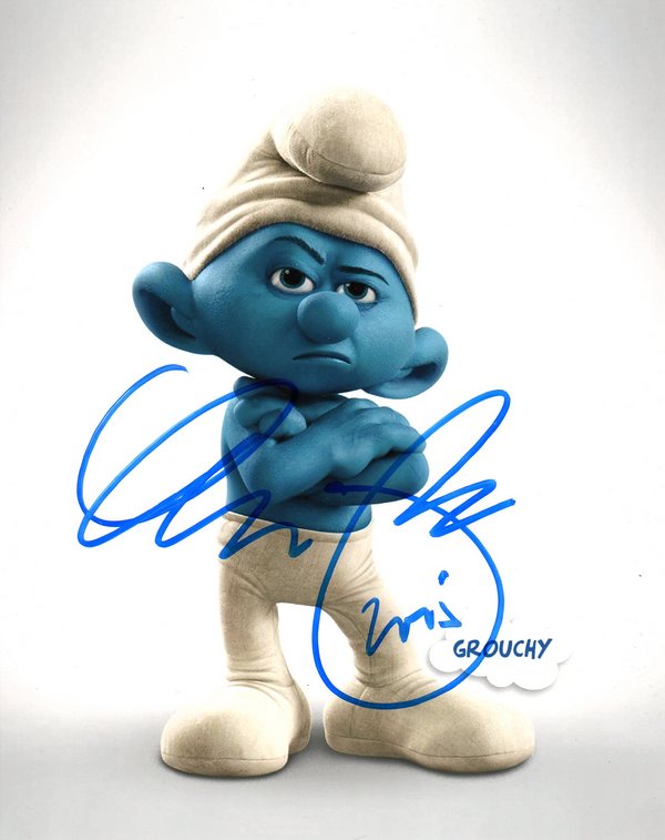 Smurfs Actor George Lopez Signed 8x10 Photo Smurf - Memorabilia For Less