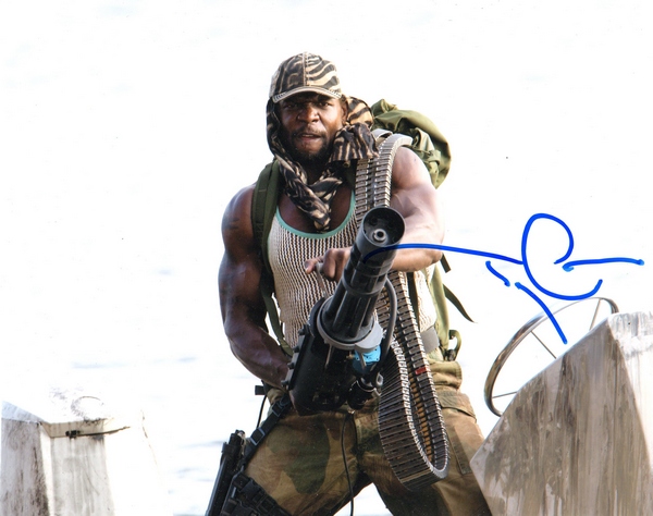 Terry Crews Signed 8x10 Photo Expendables 3 - Memorabilia For Less