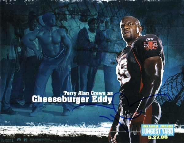 Terry Crews Signed 8x10 Photo The Longest Yard Cheeseburger Eddy ...