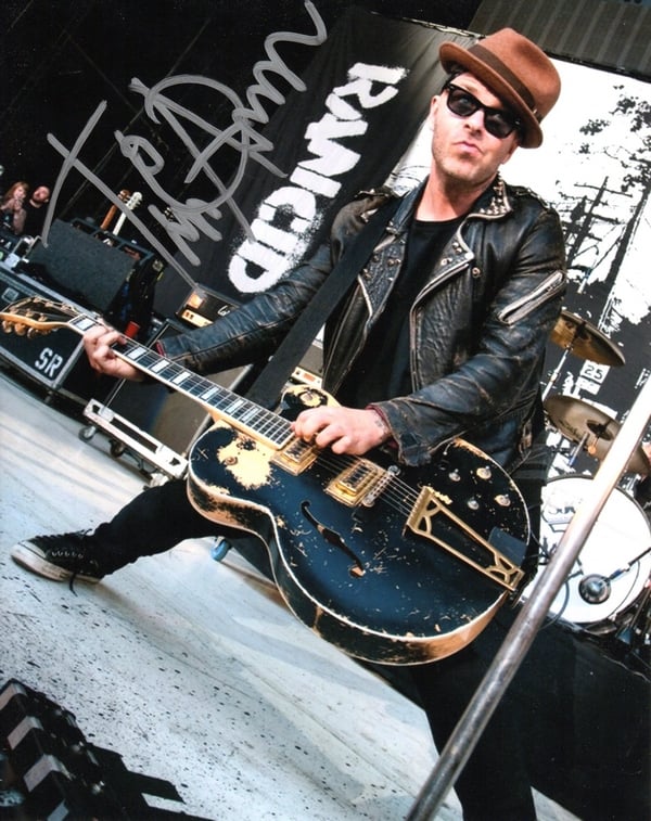 Rancid Band Lead Singer Tim Armstrong Signed 8x10 Photo - Memorabilia ...