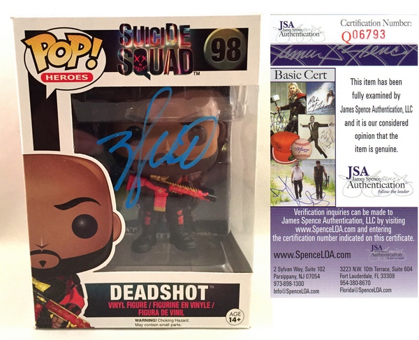 Will Smith Signed Funko Pop Figurine Suicide Squad Deadpool JSA ...