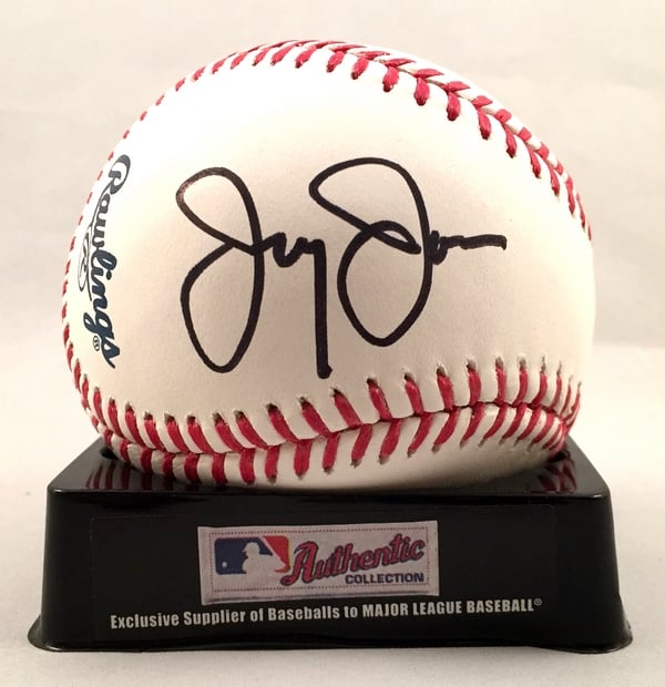 Dallas Cowboys Jerry Jones Signed Authentic MLB Baseball - Memorabilia ...