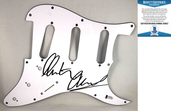 Martin Chambers Signed Electric PickGuard Pretenders Beckett BAS ...