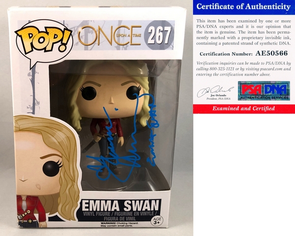 Jennifer Morrison Signed Funko Pop Figurine Emma Swan PSA/DNA ...