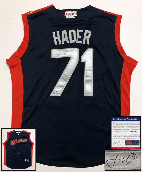 Milwaukee Brewers Josh Hader Signed 2019 All Star Jersey PSA/DNA ...