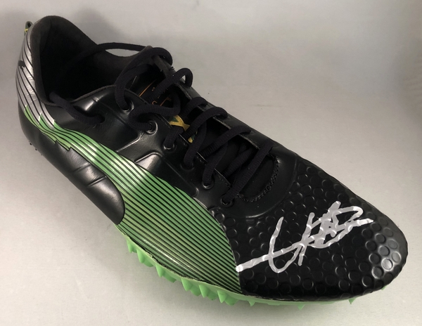 Usain Bolt Signed Cleat Puma Spike Boot Shoe 9x Gold Olympics ...