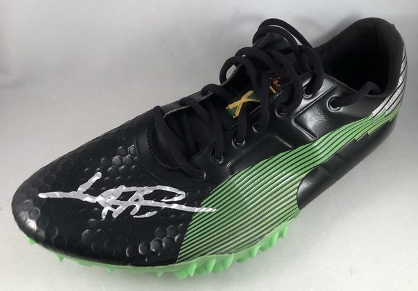 Usain Bolt Signed Cleat Puma Spike Boot Shoe 9x Gold Olympics 1 ...