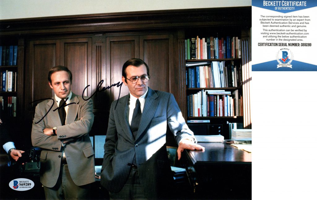 Vice President Dick Cheney Signed 8x10 Photo Beckett BAS - Memorabilia ...