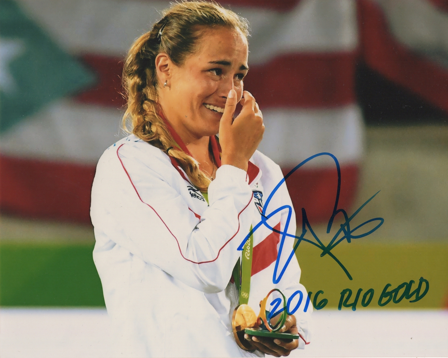 Monica Puig Signed 8x10 Photo Rio 2016 Olympics Gold Medal Puerto Rico ...