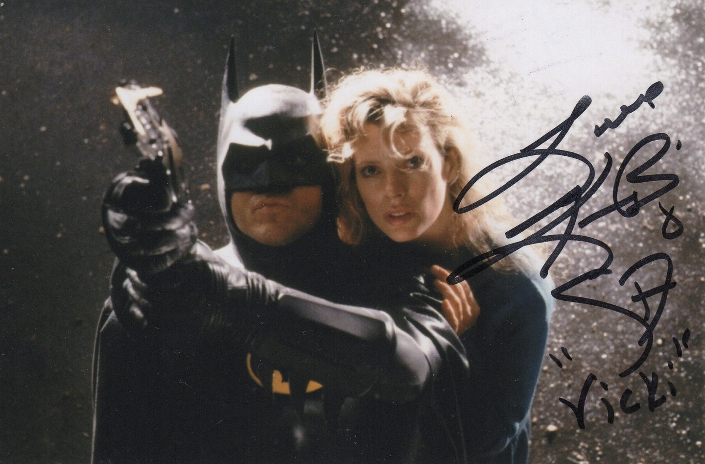 Kim Basinger Signed 4x6 Photo 1 Batman - Memorabilia For Less