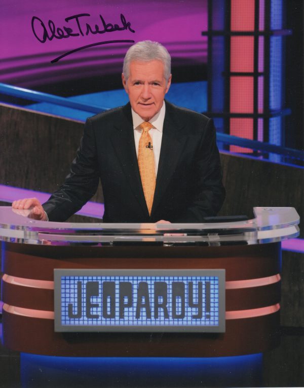 Alex Trebek Signed 8x10 Photo - Memorabilia For Less