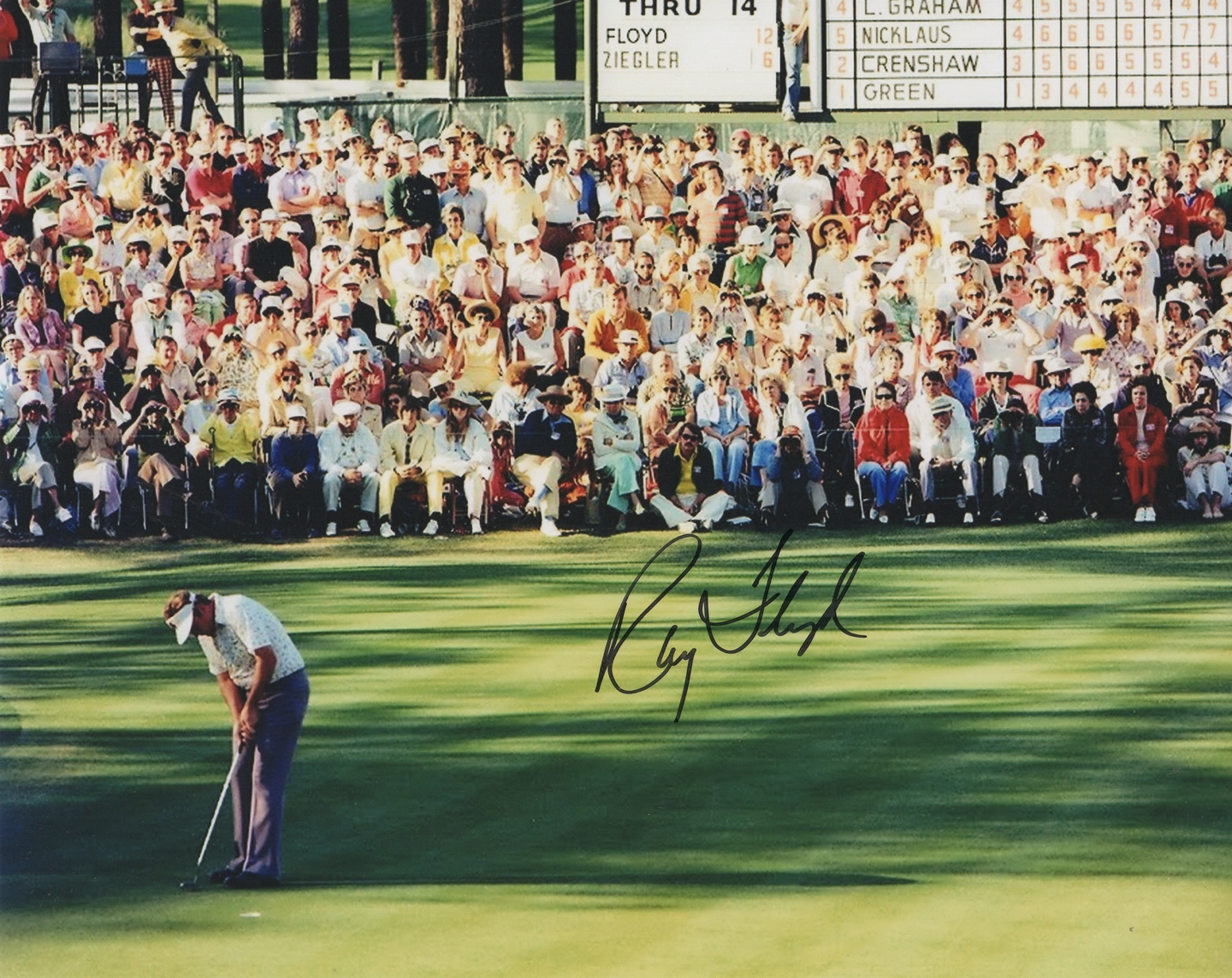 Raymond Floyd Signed 8x10 Photo Masters Champion - Memorabilia For Less