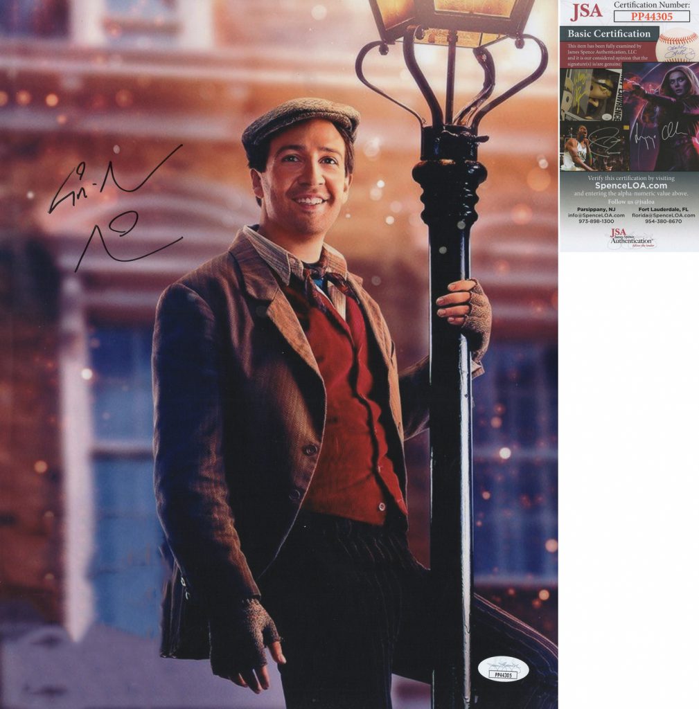 Lin-Manuel Miranda Signed 11x14 Photo Hamilton 2 JSA - Memorabilia For Less
