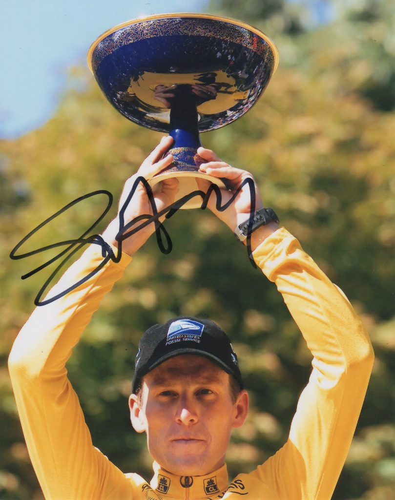 Lance Armstrong Signed 8x10 Photo Tour de France Champion 1 ...