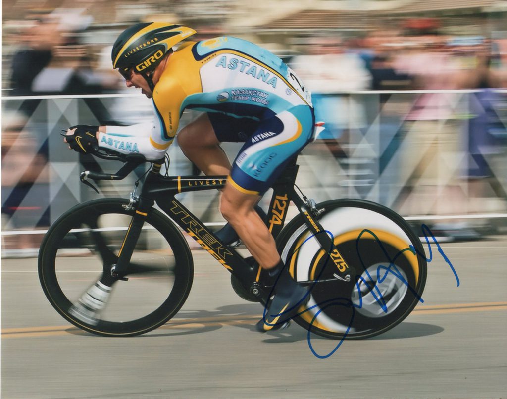 Lance Armstrong Signed 8x10 Photo Tour de France Champion 4 ...
