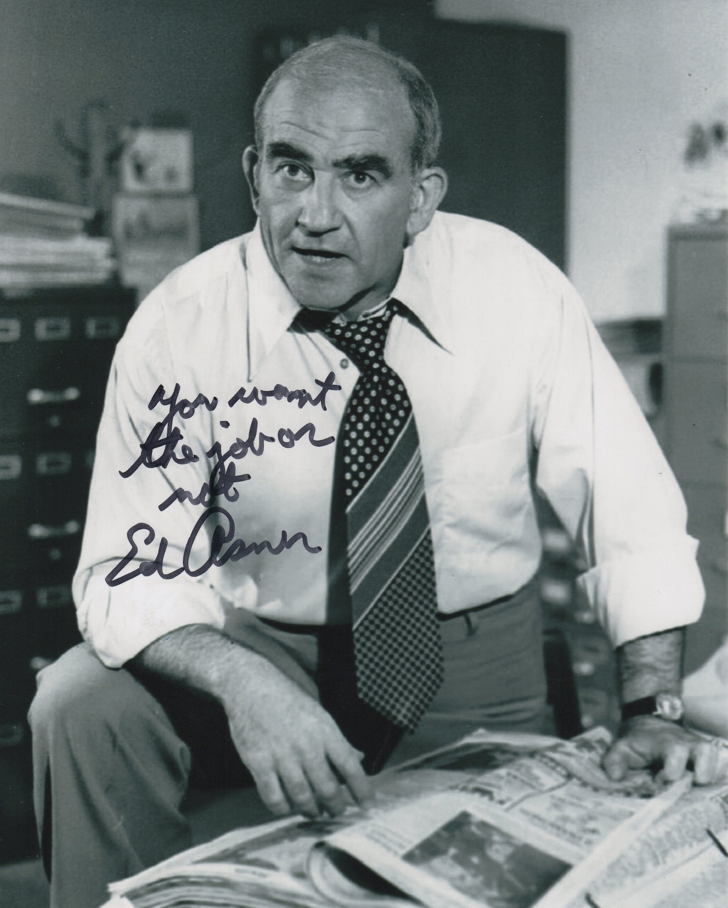 Ed Asner Signed 8x10 Photo Disney Up 10 - Memorabilia For Less