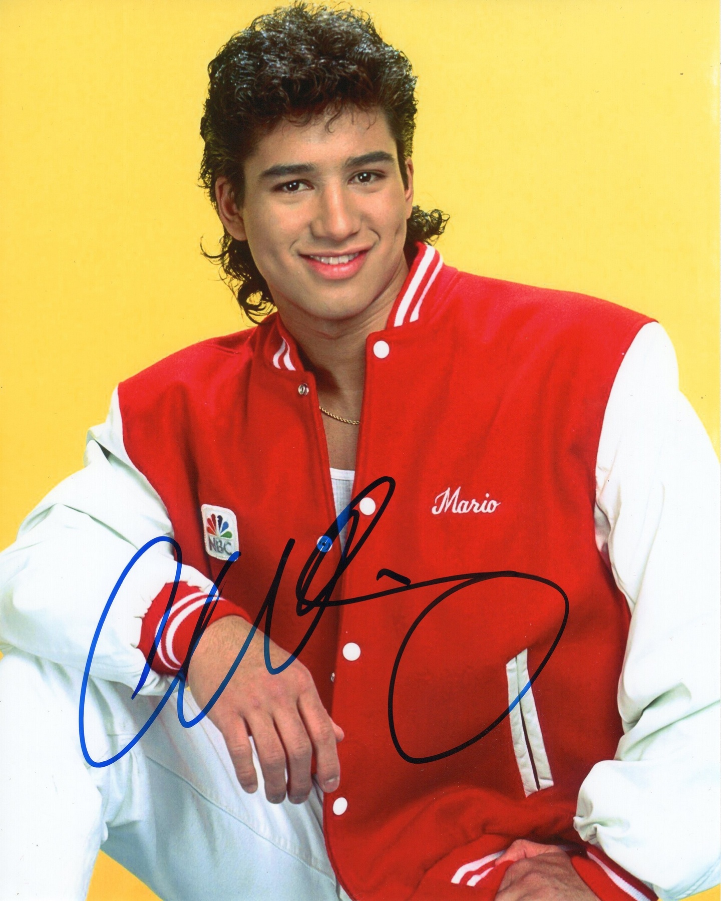 Mario Lopez Signed 8x10 Photo Saved By The Bell - Memorabilia For Less