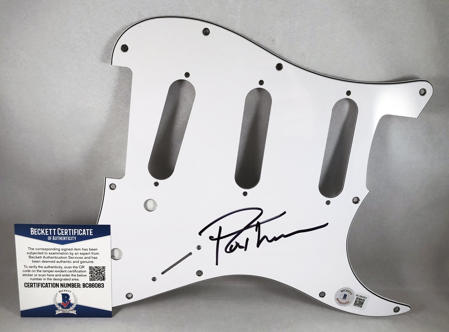 Rob Thomas Signed Electric PickGuard Matchbox 20 Beckett BAS ...