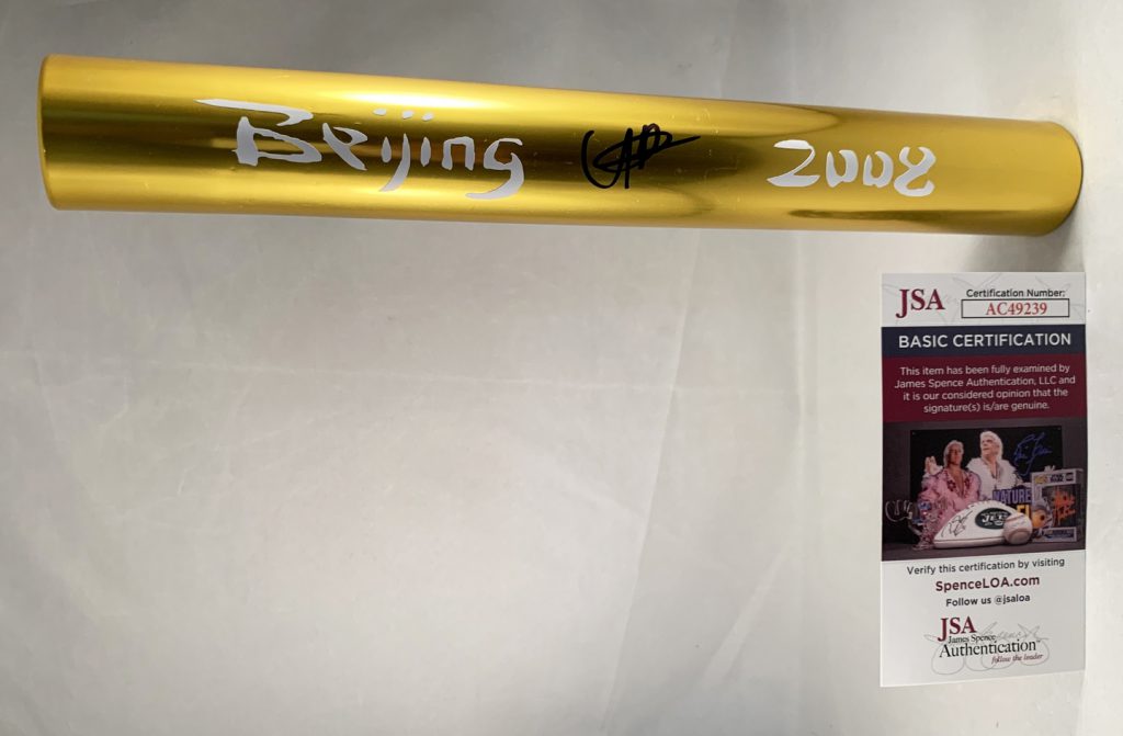 Usain Bolt Signed Baton 2008 Bejing Olympics JSA 2 - Memorabilia For Less