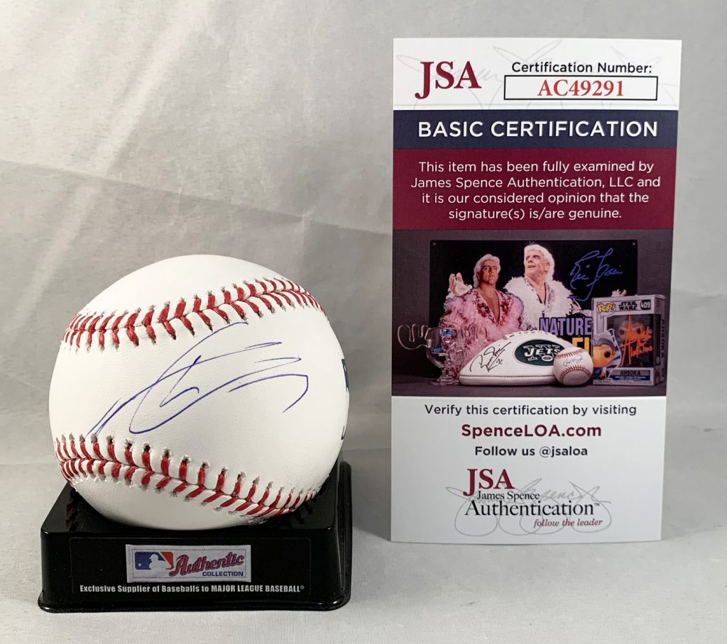 Charles Leclerc Signed Baseball JSA Ferrari F1 Formula 1 - Memorabilia ...