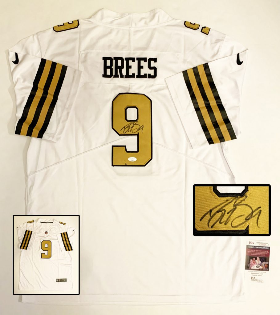 New Orleans Saints Drew Brees Signed Jersey JSA - Memorabilia For Less