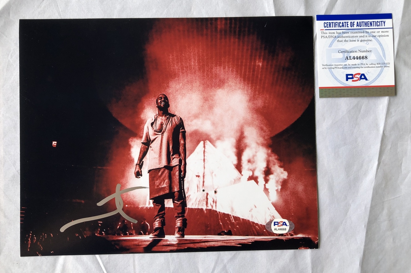 Kanye West Signed 8x10 Photo Ye Donda PSA/DNA 2 - Memorabilia For Less