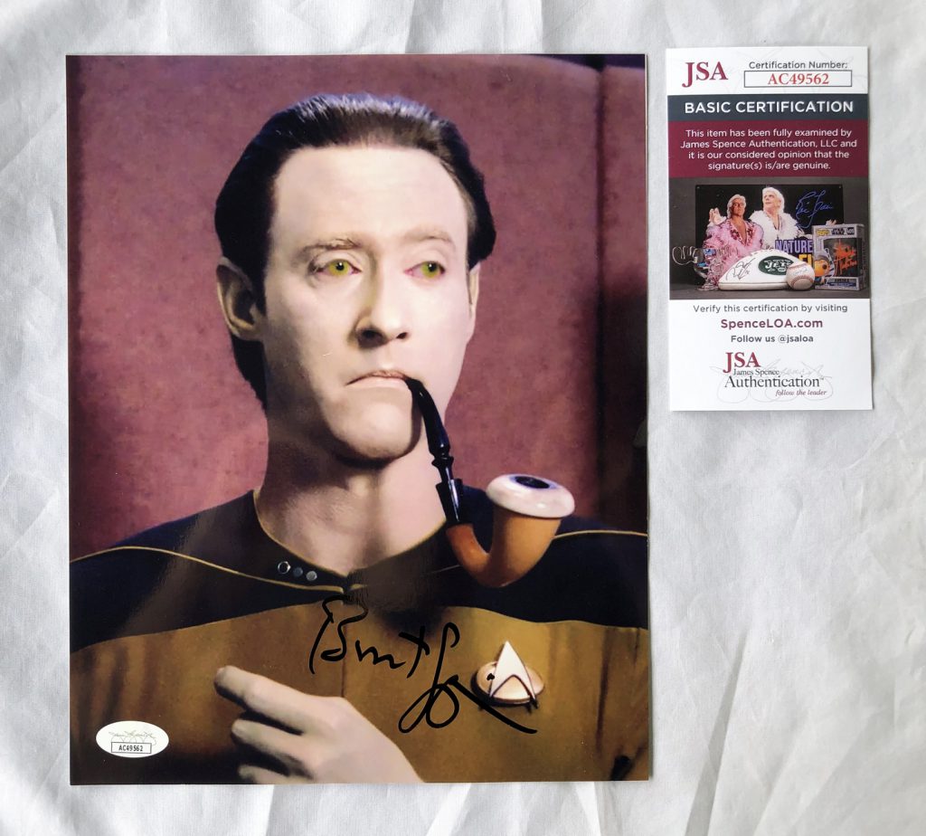 Brent Spiner Signed 8x10 Photo Star Trek Data JSA - Memorabilia For Less