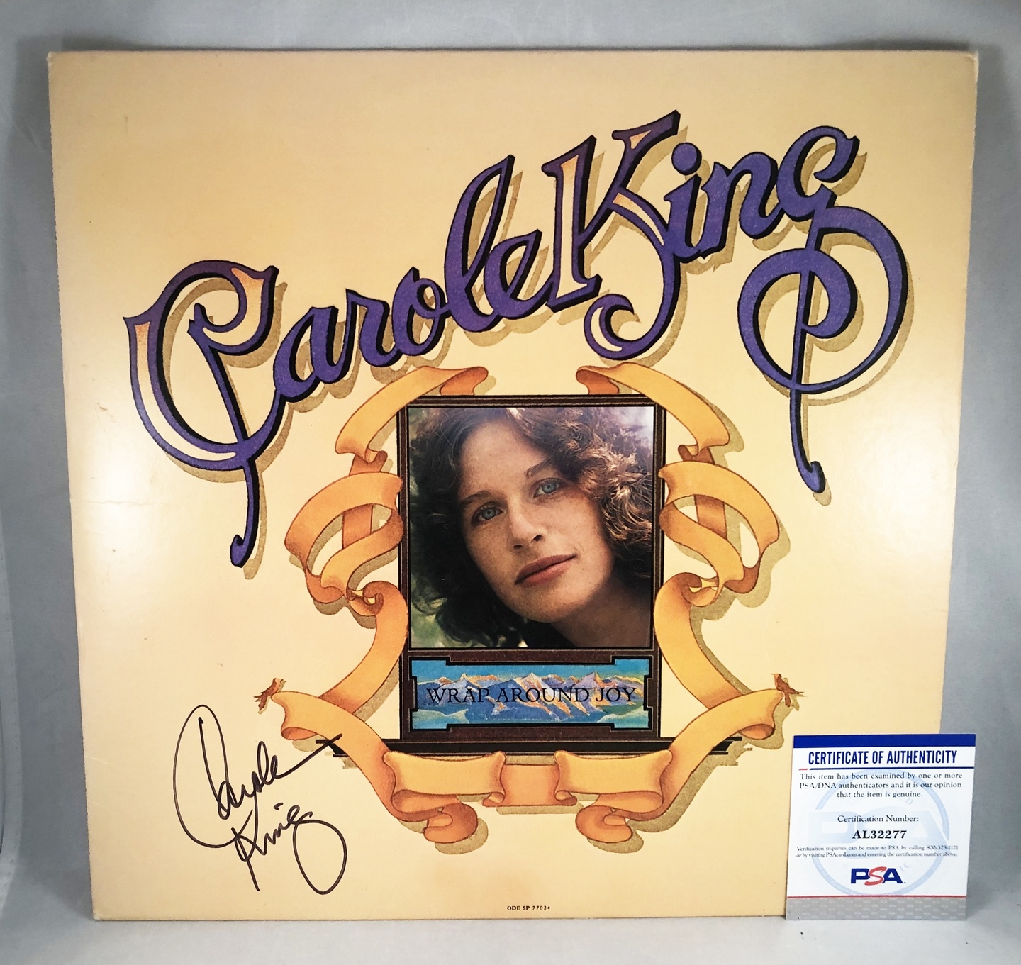 Carole King Signed Vinyl LP Album Wrap Around Joy PSA/DNA - Memorabilia ...