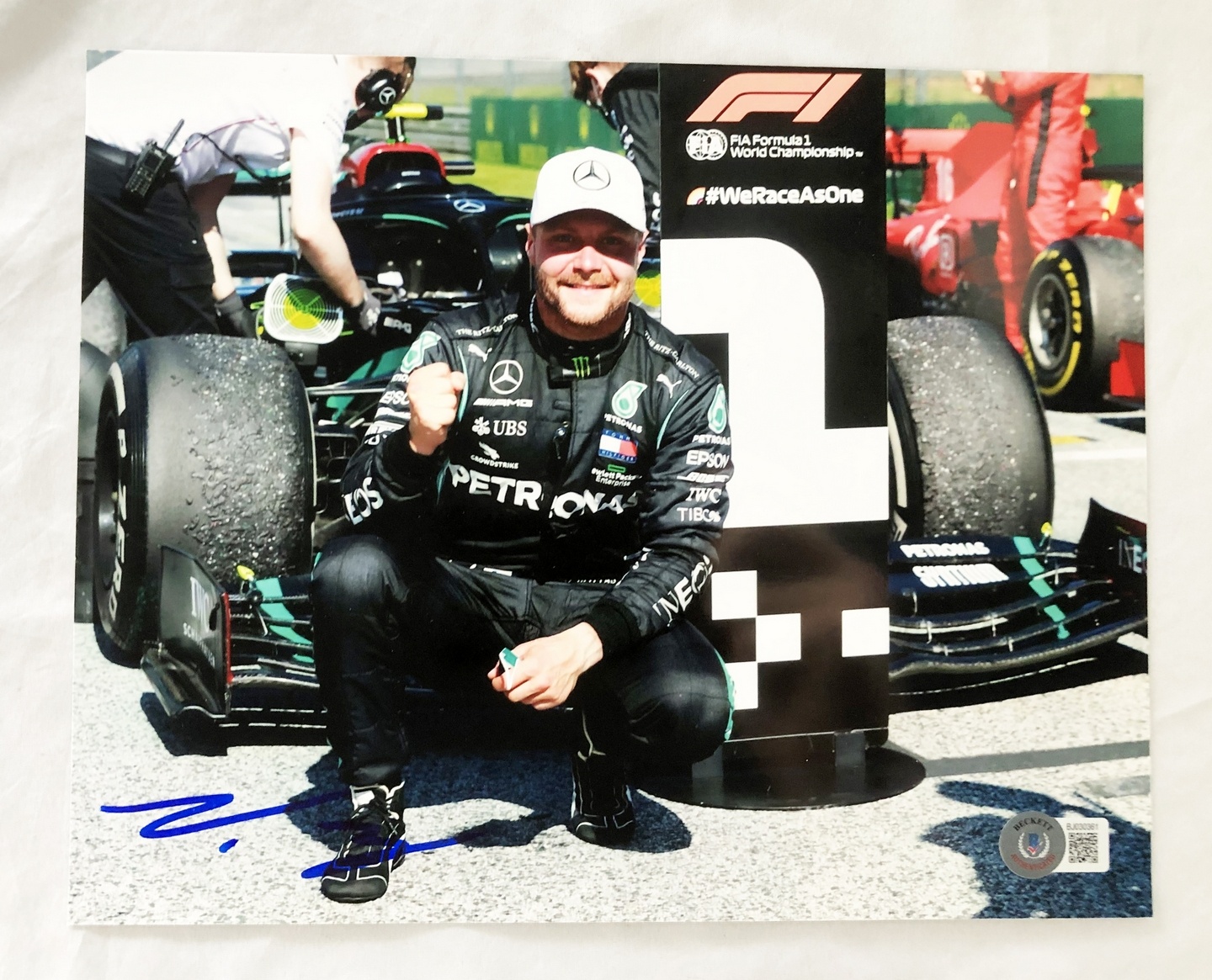 Valtteri Bottas Signed 8x10 Photo Beckett BAS Formula 1 F1 Mercedes ...