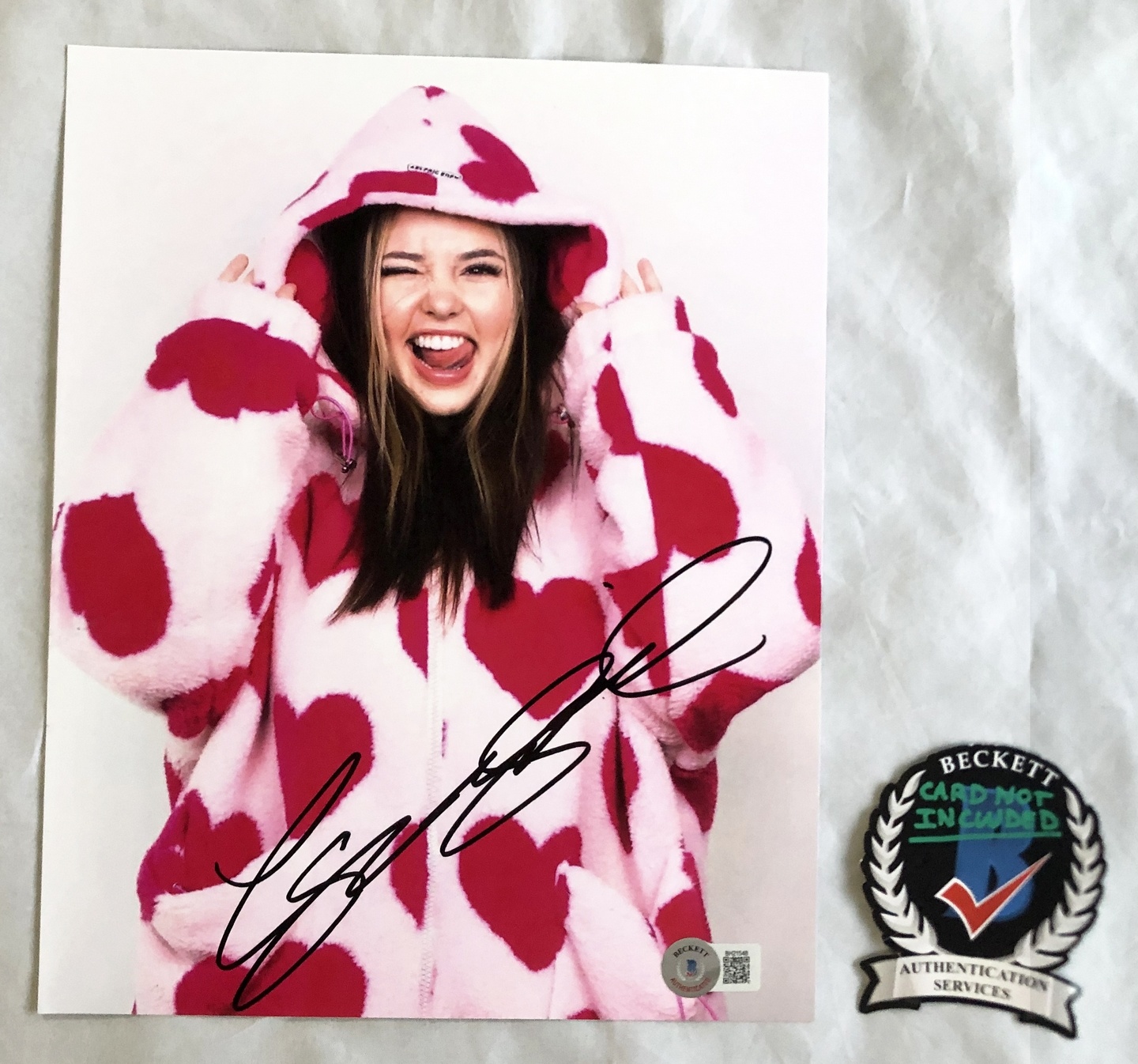Lauren Spencer-Smith Signed 8x10 Photo Beckett BAS 2 - Memorabilia For Less