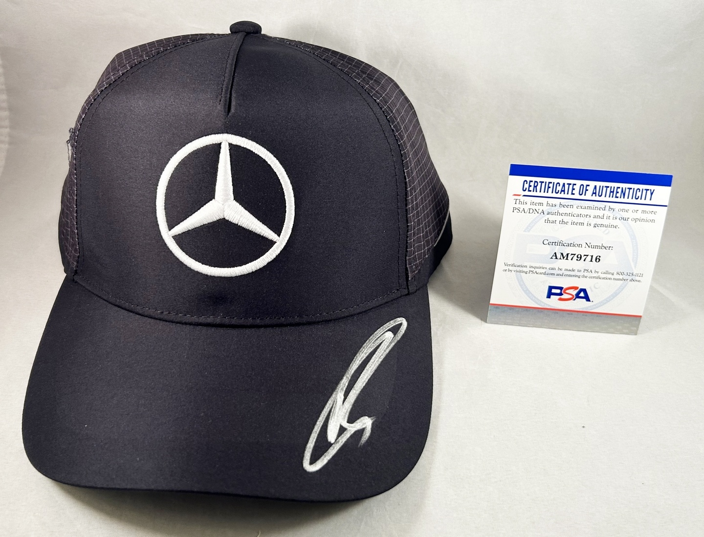 George Russell Signed Hat Mercedes Formula 1 F1 PSA/DNA - Memorabilia ...