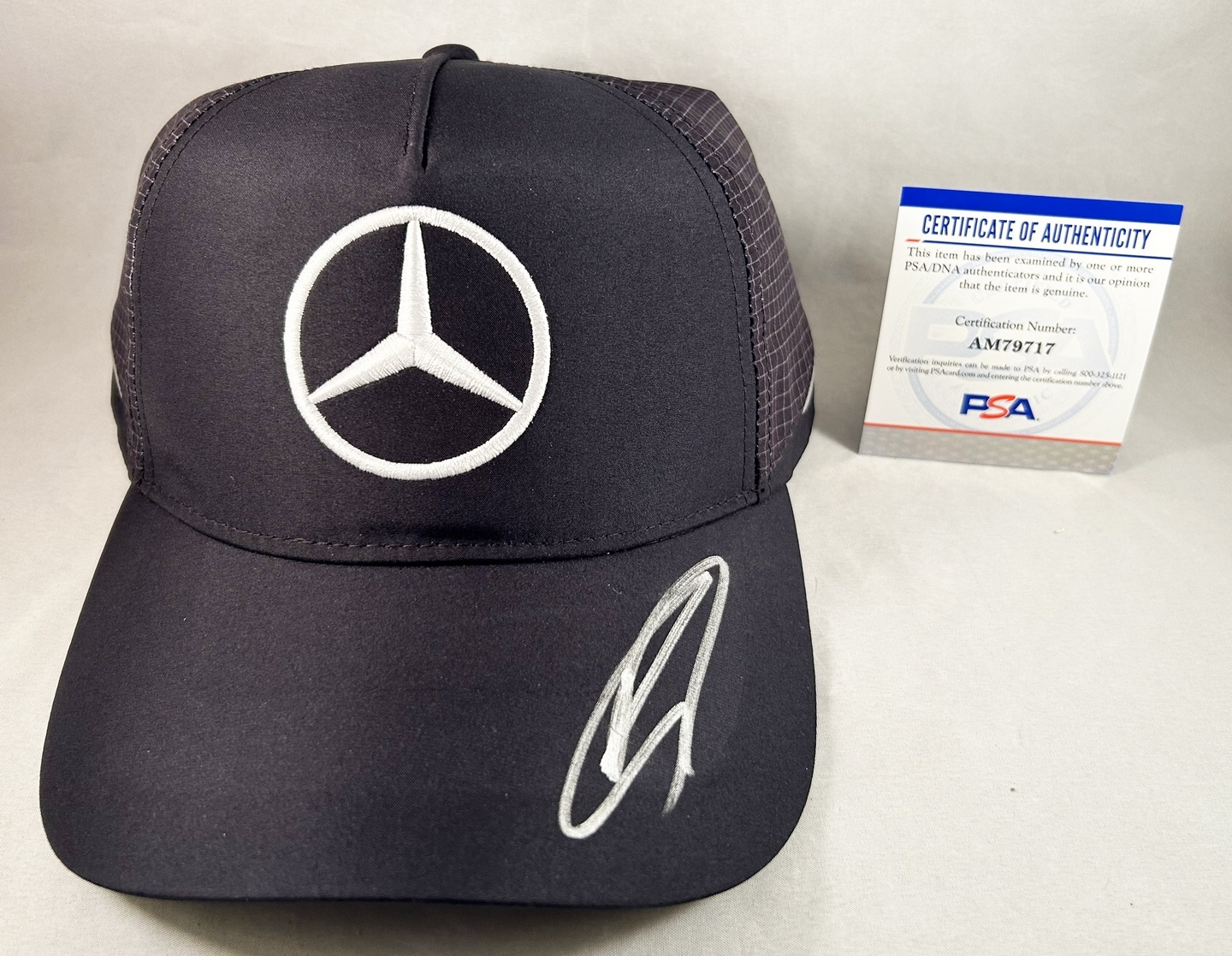 George Russell Signed Hat Mercedes F1 Formula 1 PSA/DNA - Memorabilia ...