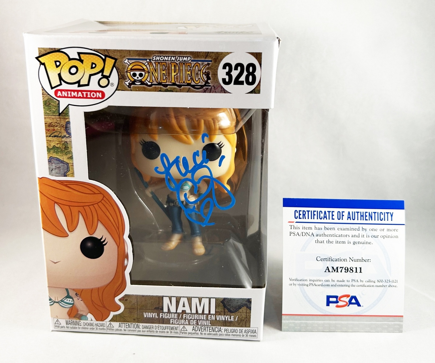 Luci Christian Signed Funko Pop Nami PSA/DNA - Memorabilia For Less